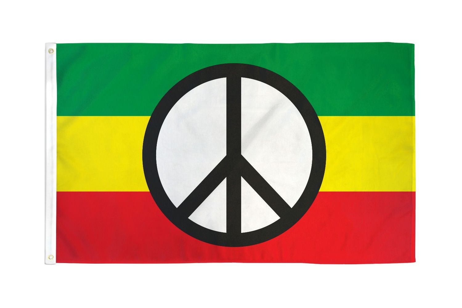 Rasta Peace Sign Flag | Cosmic